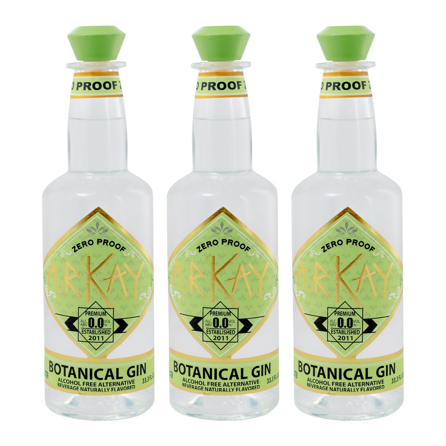 Arkay Version of Alcohol-Free Botanical Gin Flavoured Drink